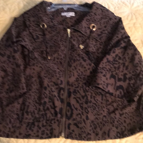 erin london | Jackets & Coats | Sharp Leopard Print Jacket | Poshmark